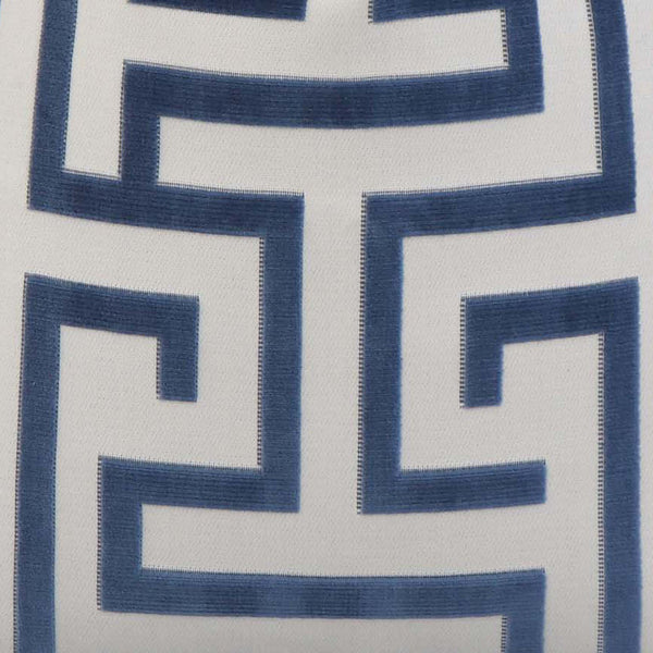 Ming Trail Velvet Navy Blue / 4x4 inch Fabric Swatch - Chloe & Olive